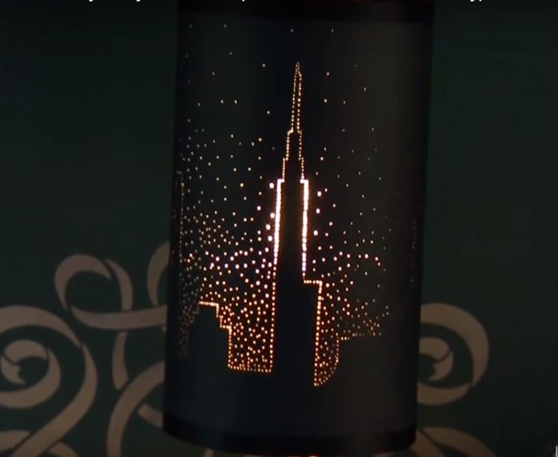 DIY City Light Lampshade: Brighten up the Room with a Beautiful Skyline ...